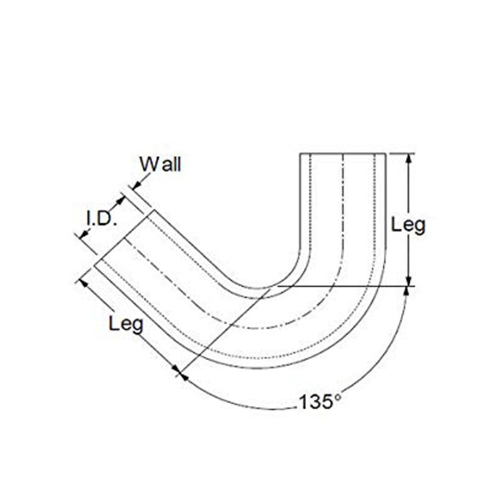 135 Degree Silicone Elbow - Silicone Auto parts